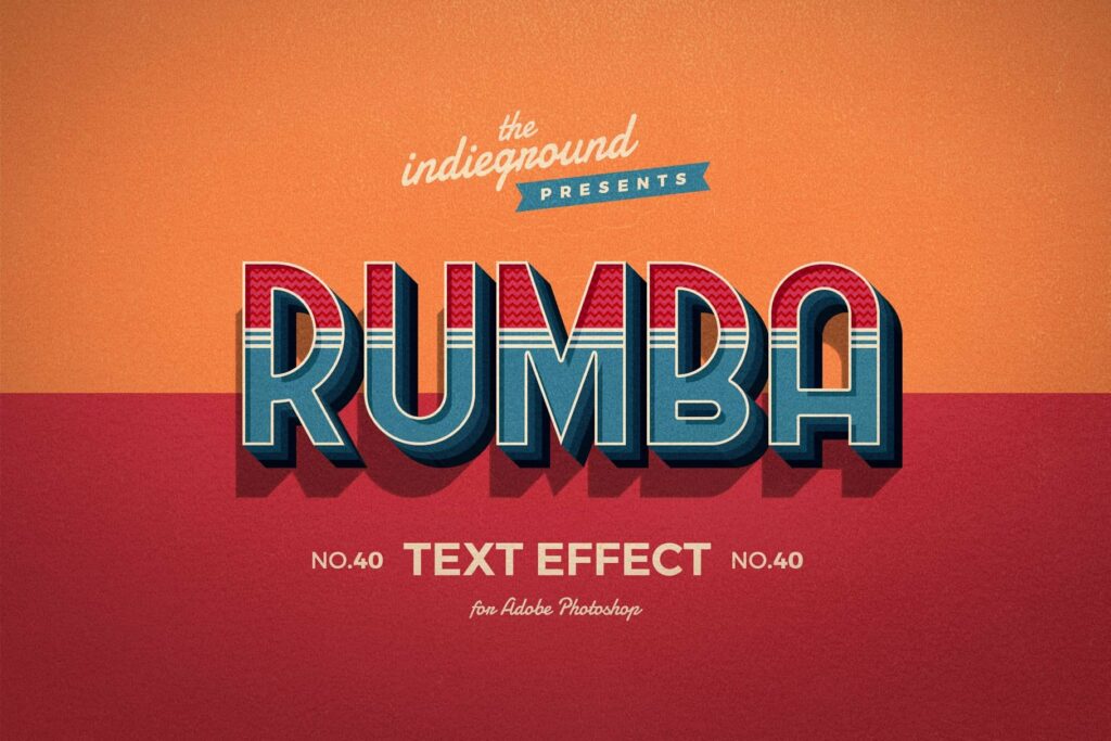 Retro Text Effects Vol.4 – MasterBundles
