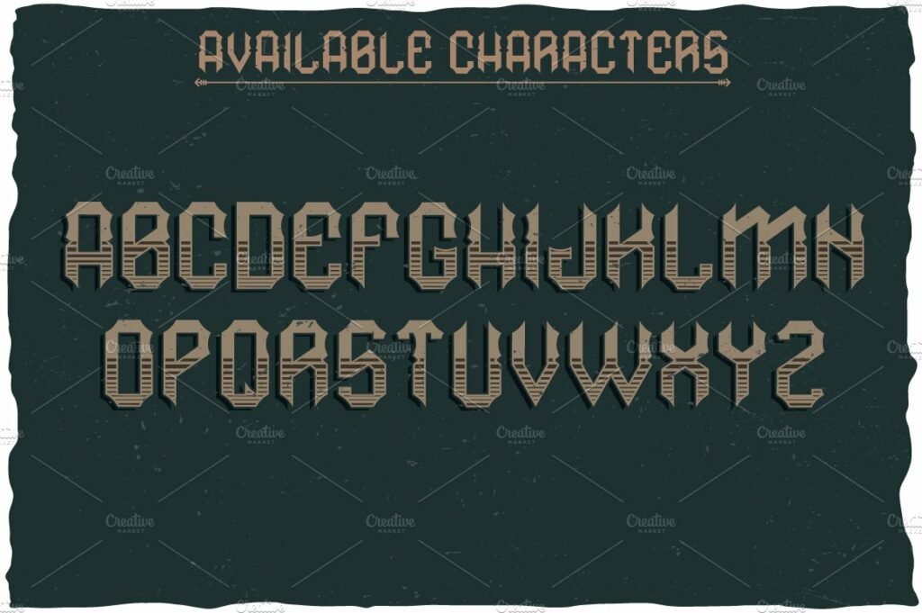 Rock And Roll Label Typeface – MasterBundles