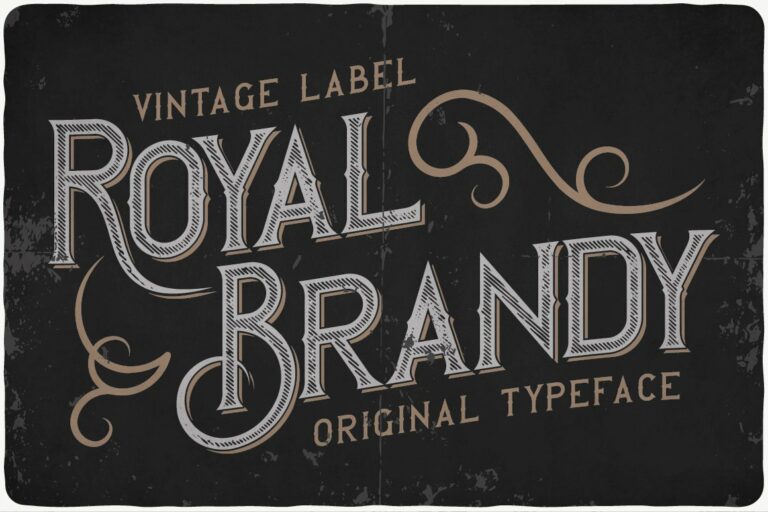 Royal Brandy typeface – MasterBundles