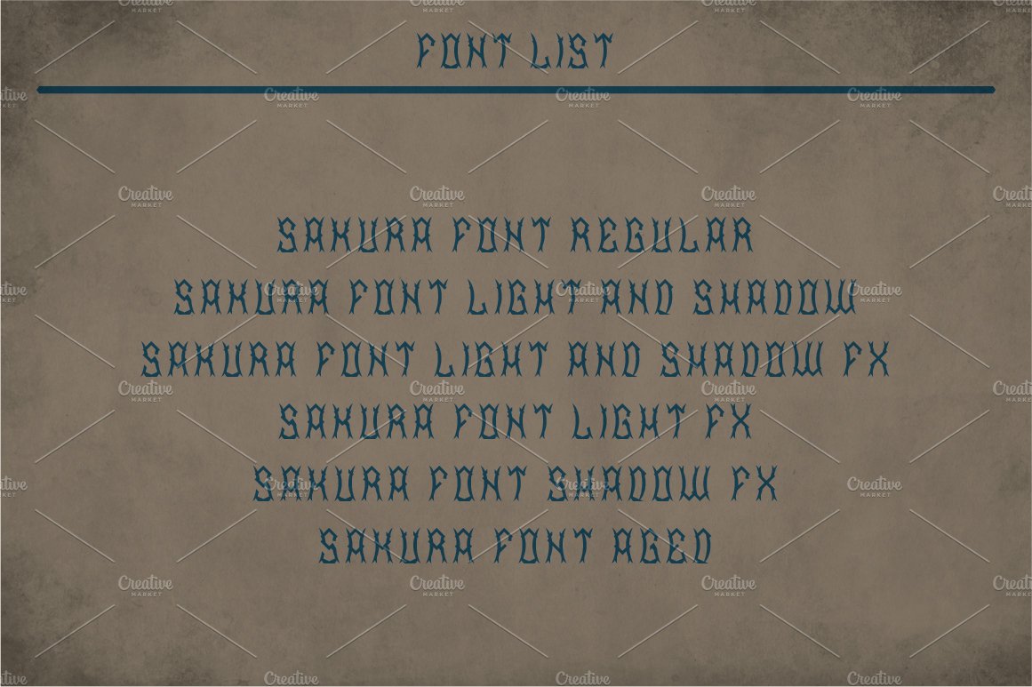 Sakura Vintage Label Typeface – MasterBundles