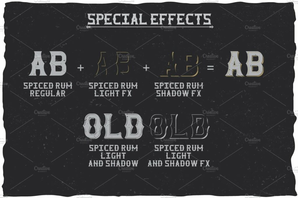 Spiced Rum Vintage Label Typeface – MasterBundles