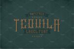 Tequila Vintage Label Typeface – MasterBundles