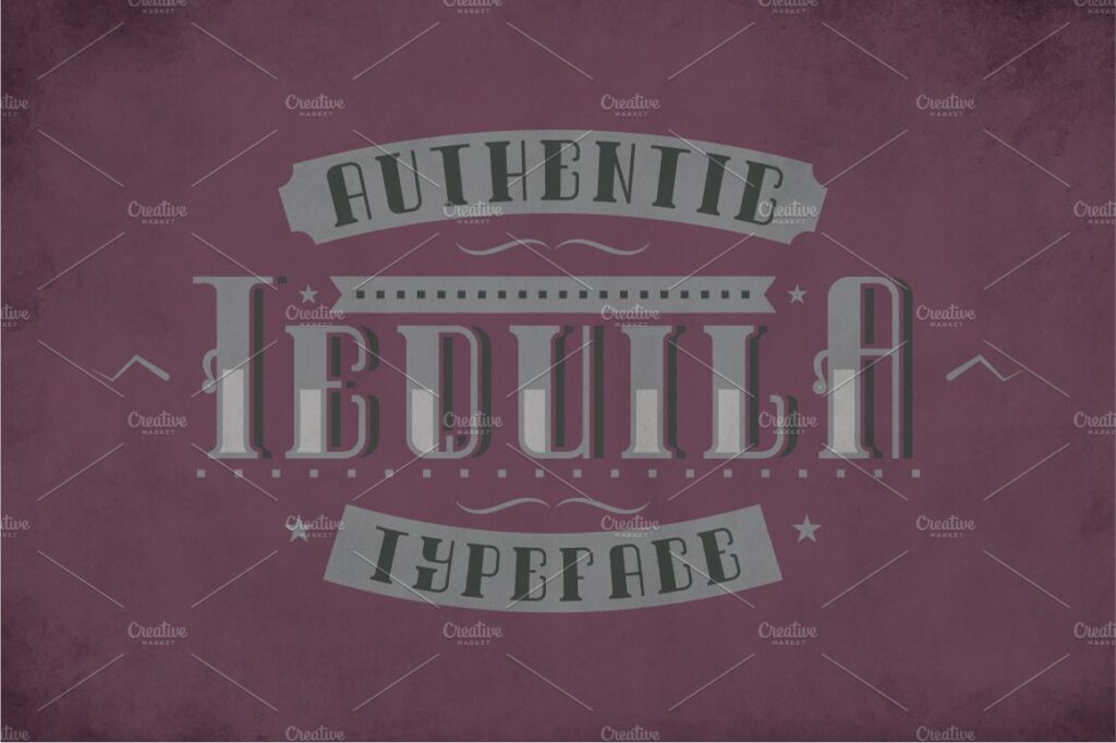Tequila Vintage Label Typeface – MasterBundles