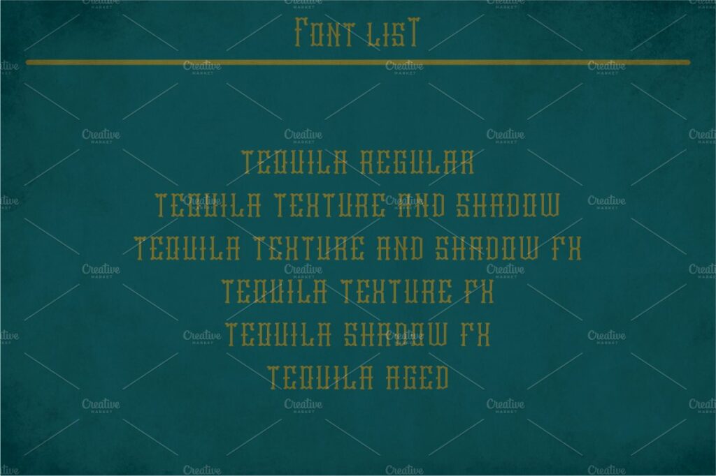 Tequila Vintage Label Typeface – MasterBundles