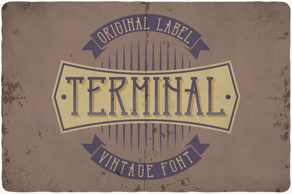 Terminal typeface – MasterBundles