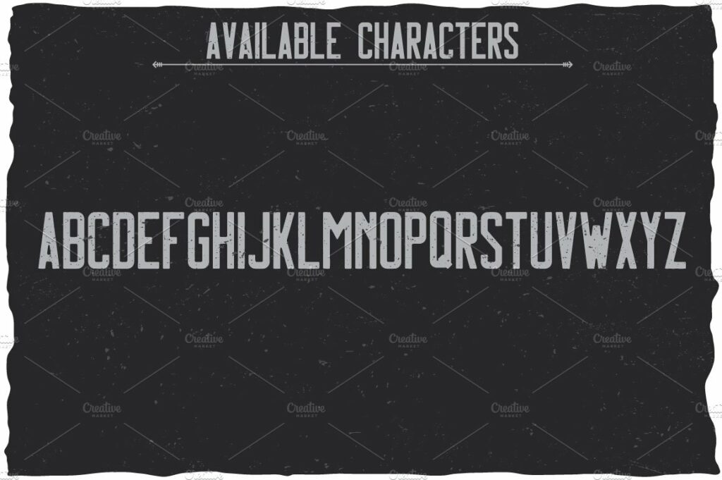 Vintage Marine Label Typeface – MasterBundles