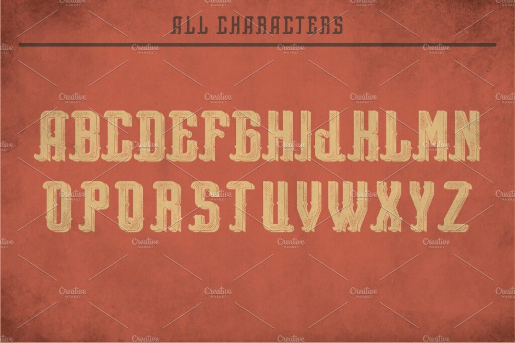 West Coast Vintage Label Typeface – MasterBundles