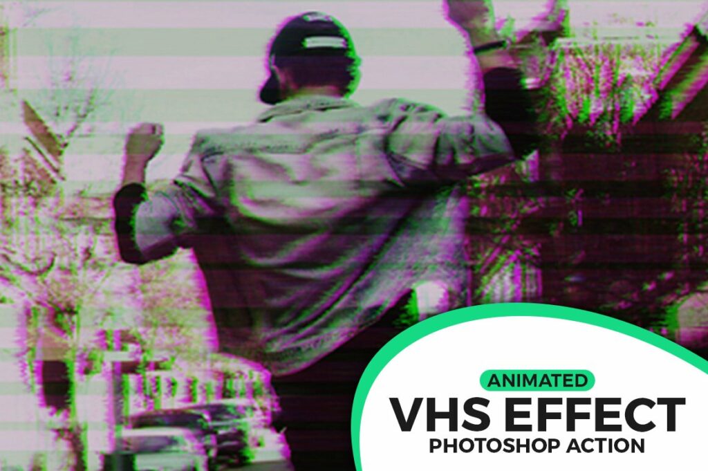 Animated VHS Effect Action – MasterBundles
