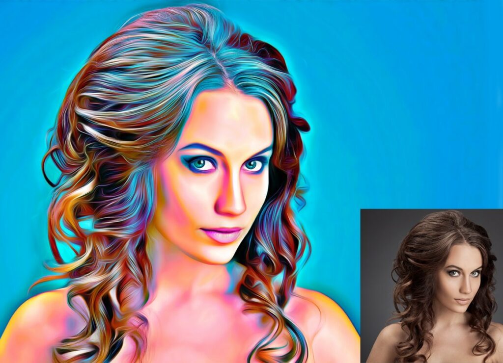 Digital Painting Photoshop Action – MasterBundles