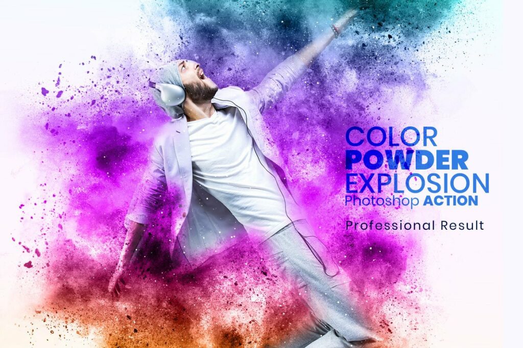 Color Powder Explosion Effect – MasterBundles