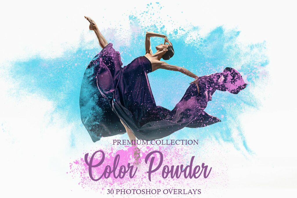 Color Powder Photoshop Overlays – MasterBundles