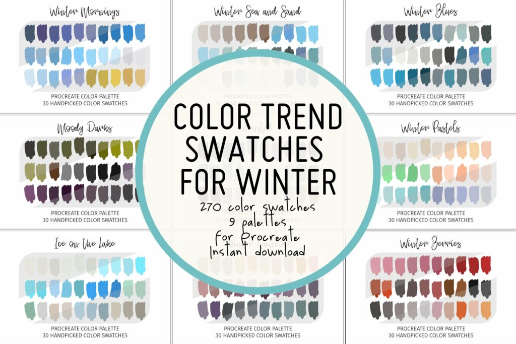 Procreate Winter Color Palettes – MasterBundles
