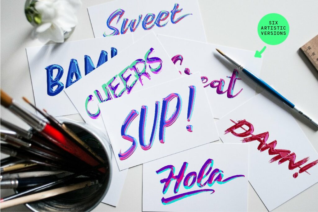 Paint Text Effect – MasterBundles