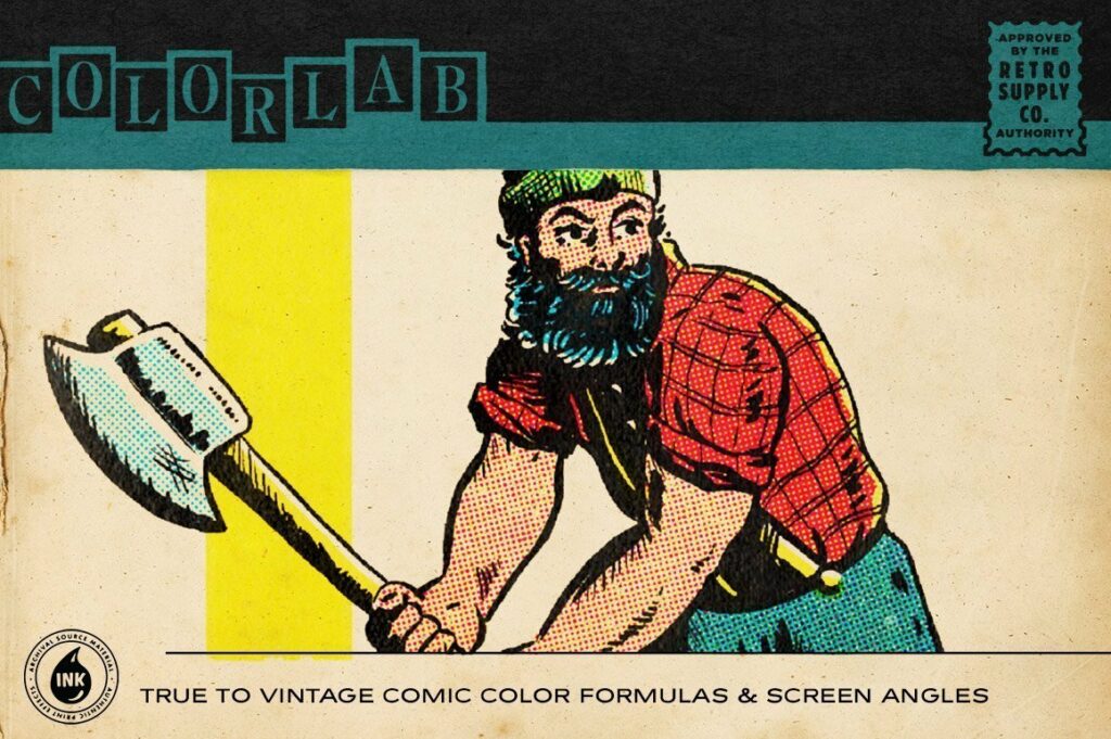 ColorLab Illustrator Vintage Comic – MasterBundles