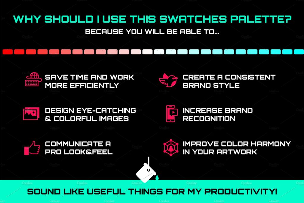 3000 Millenial Color Swatches Set – MasterBundles