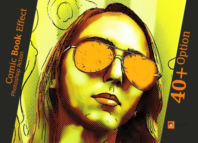 Comic Book Effect Photoshop Action – MasterBundles