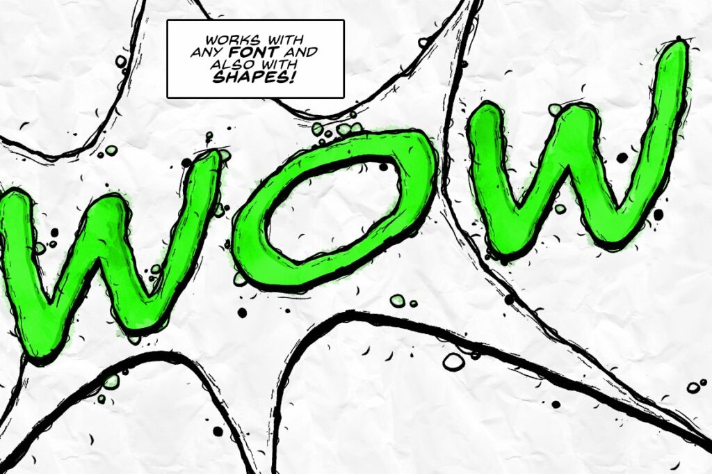 Comic Book Ink Actions - 300 DPI – MasterBundles