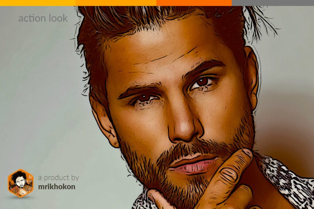 Comic Effect Photoshop Action – MasterBundles