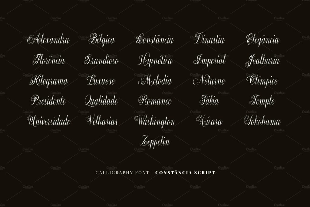 Constância Script Bold – MasterBundles