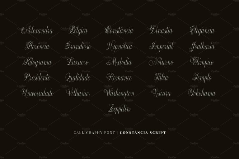 Constância Script – MasterBundles