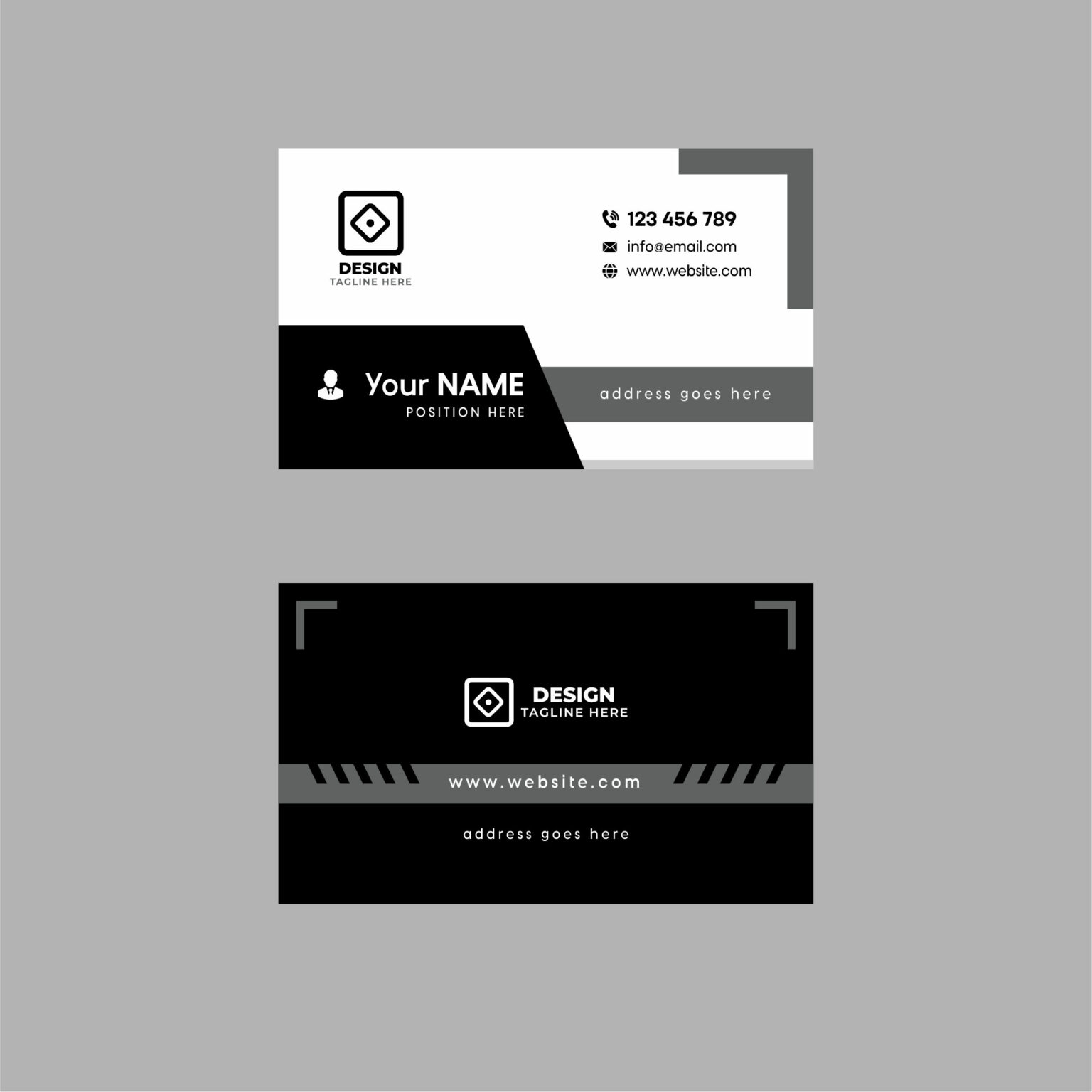 12 Modern & Corporate Style Business Card Templates - Only $10 ...