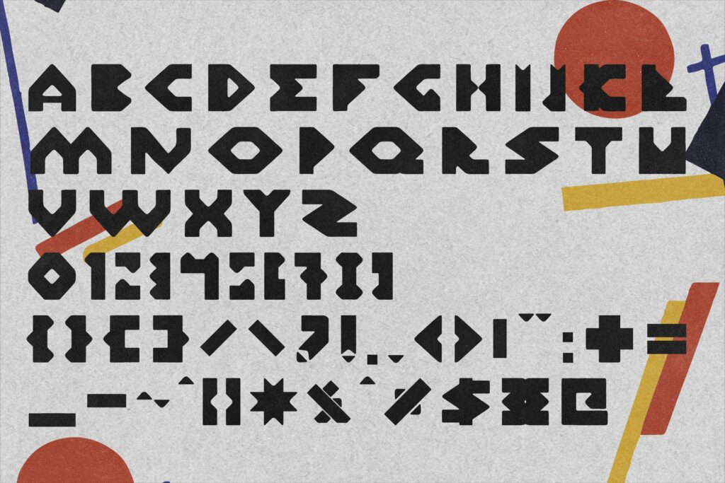 Rodchenko The Constructivist Font #1 – MasterBundles