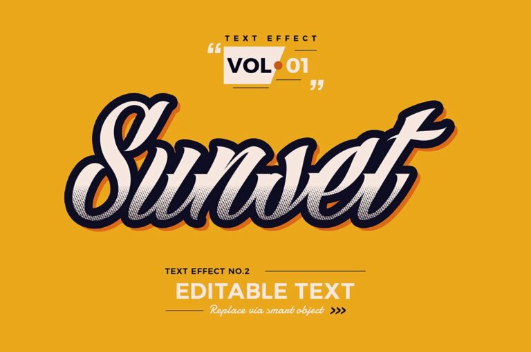 Photoshop Text Effects Volume 1 – MasterBundles