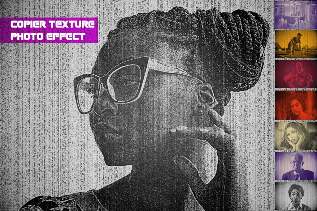 Copier Texture Photo Effect – MasterBundles