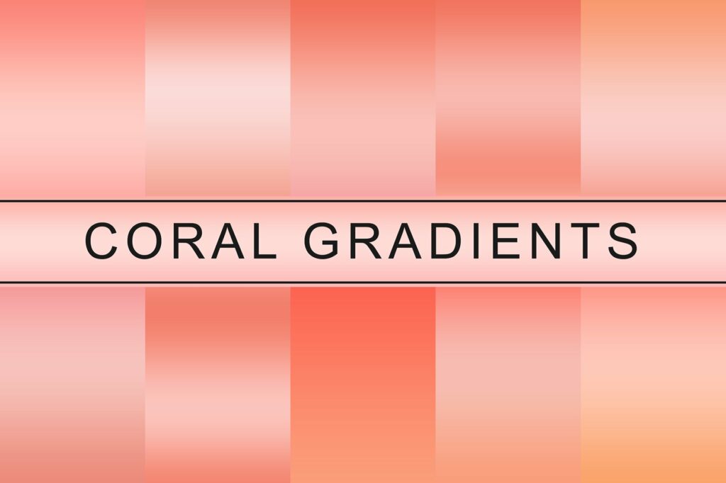 Coral Gradients – MasterBundles