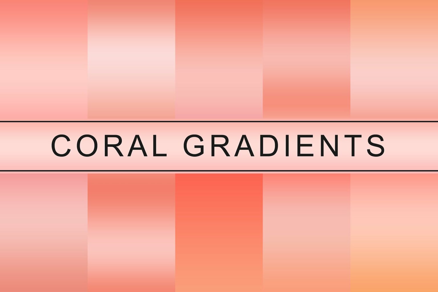 Coral Gradients – MasterBundles
