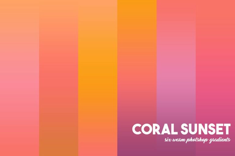Coral Sunset – MasterBundles