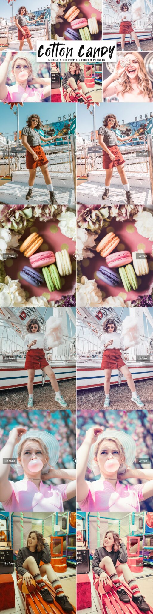 Cotton Candy Lightroom Presets Pack – MasterBundles