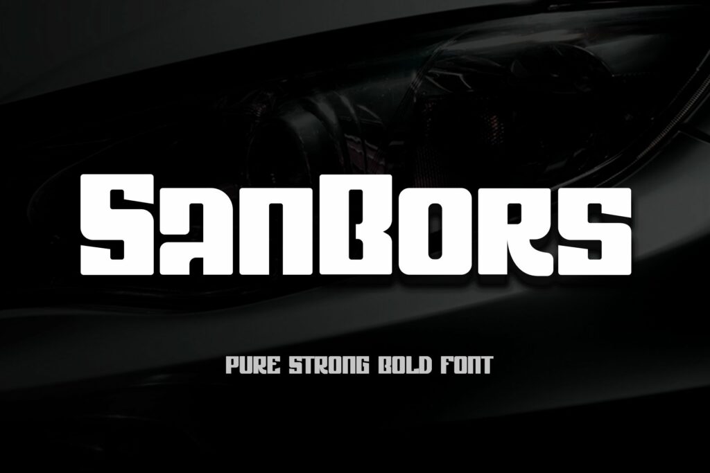Sanbors - Bold Font – MasterBundles
