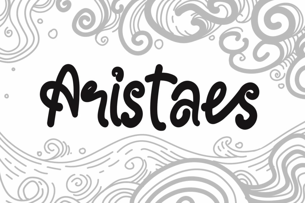Aristaes - Handwritten Font – MasterBundles