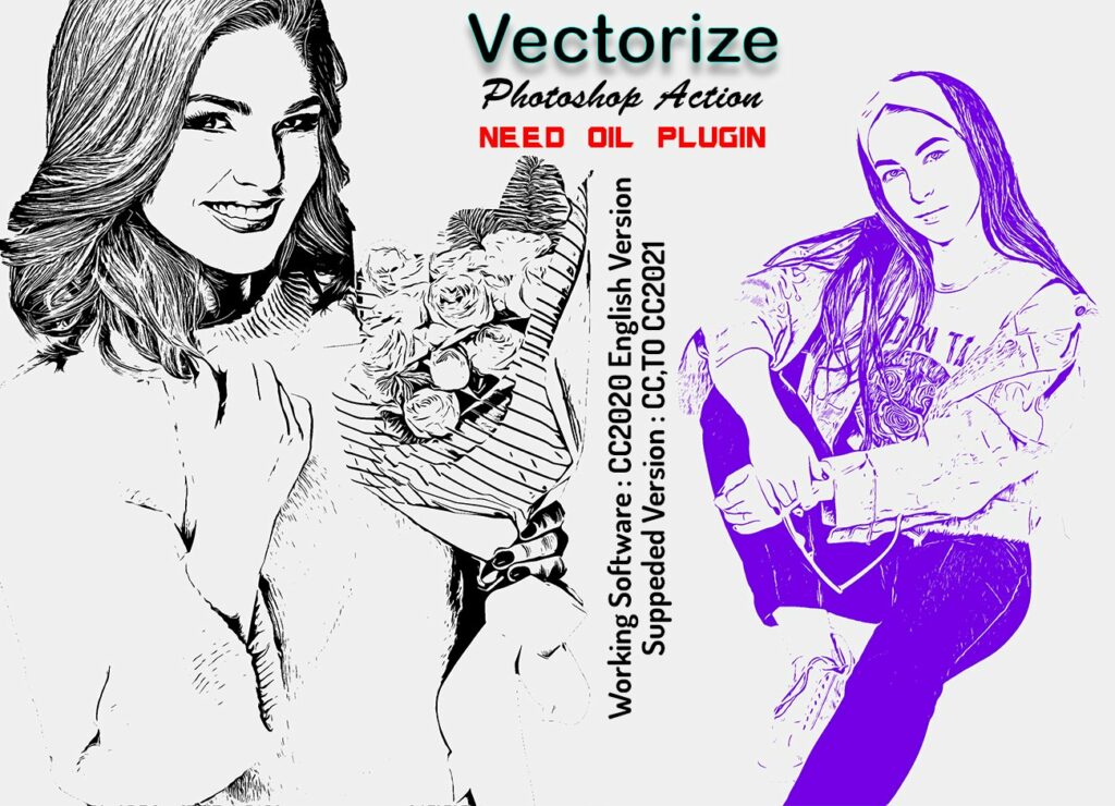 Vectorize Photoshop Action – MasterBundles