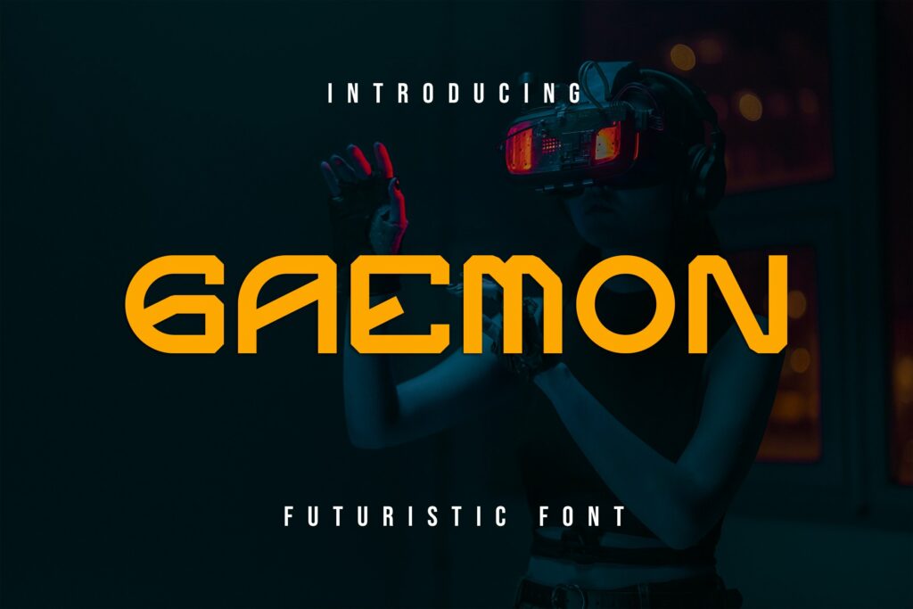 Gaemon Futuristic Font – MasterBundles