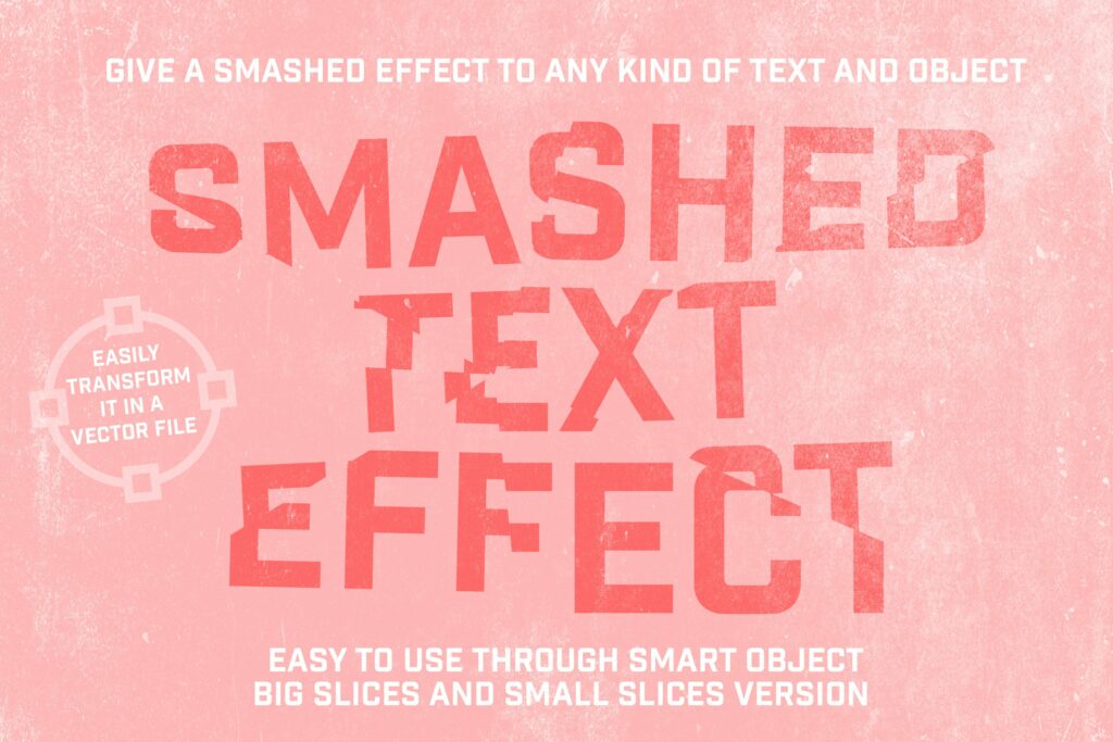 Smashed Text Effect – MasterBundles