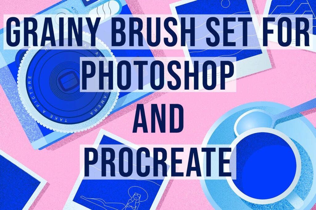 Photoshop & Procreate Grainy Brushes – MasterBundles