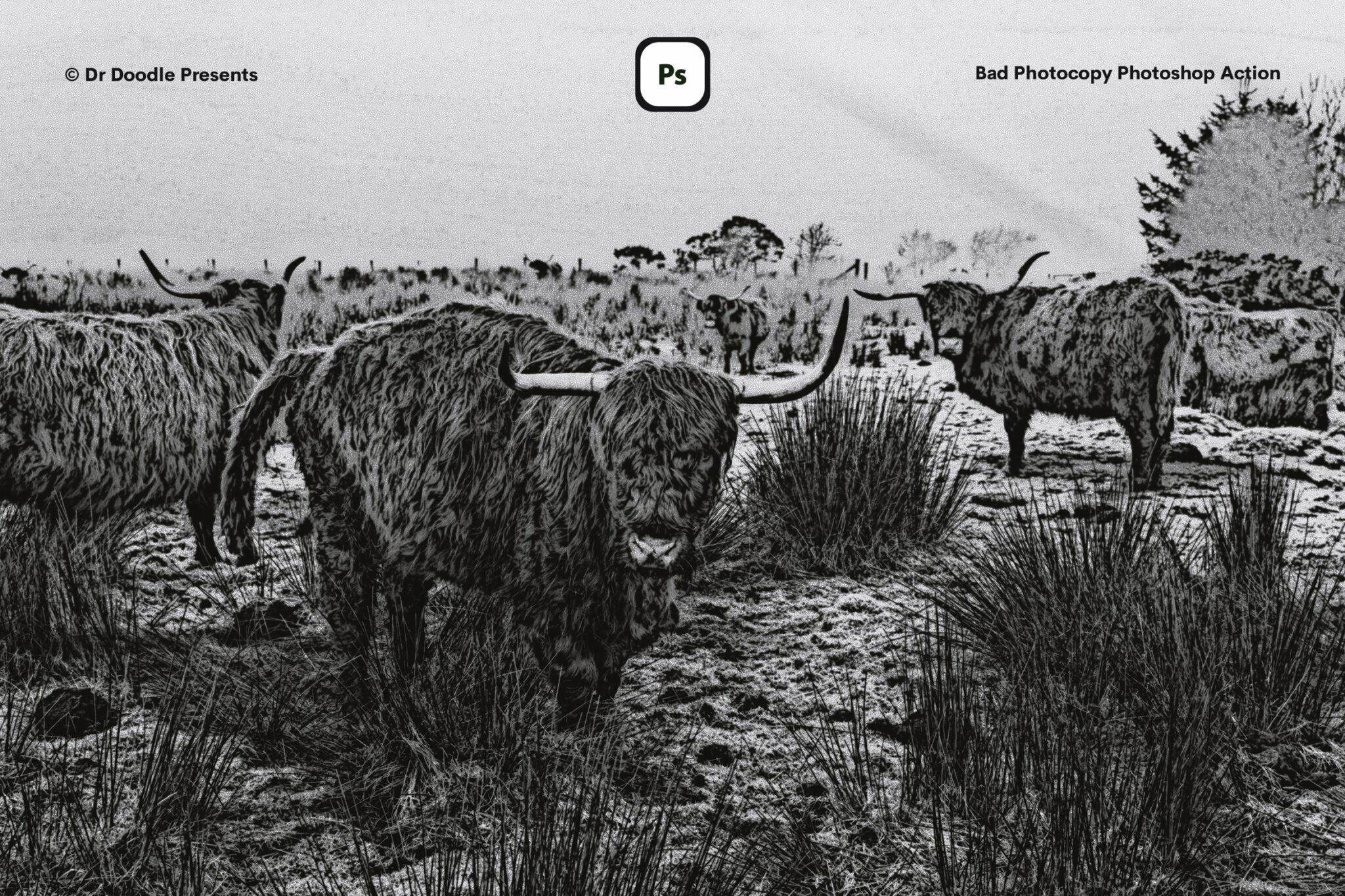 Bad Photocopy Photoshop Action – MasterBundles