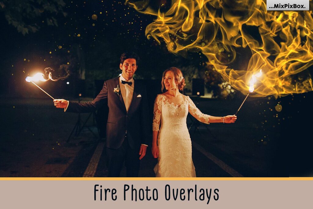 Fire Photo Overlays – MasterBundles