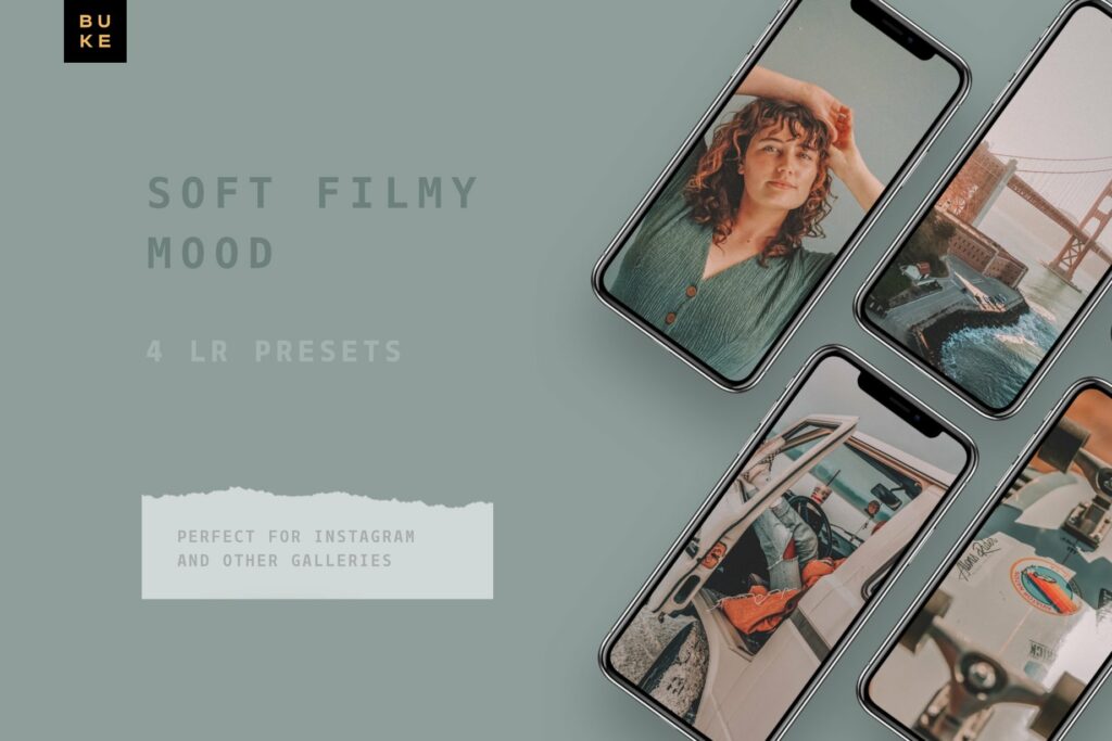 Amigo Film – 4 Lightroom Preset Pack – MasterBundles