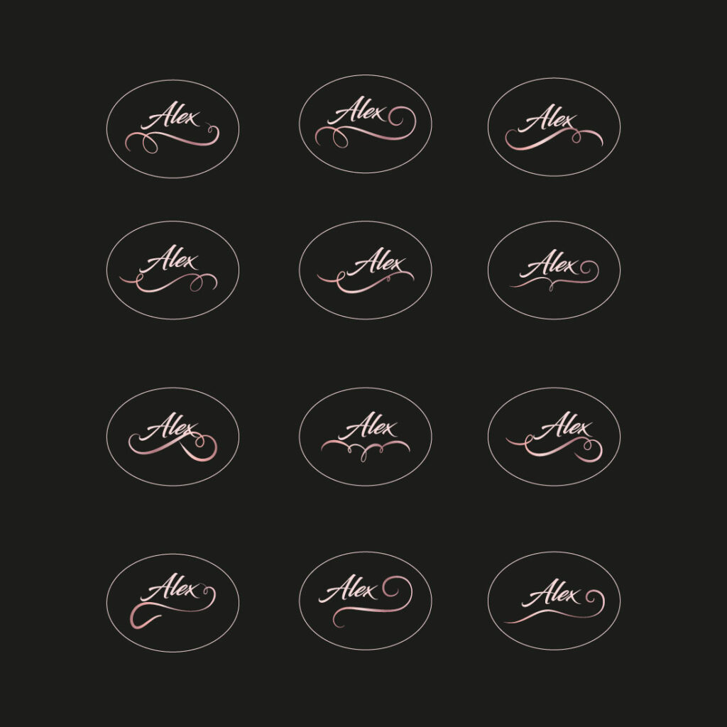 10+ Best Floral Text Logo Bundel - MasterBundles