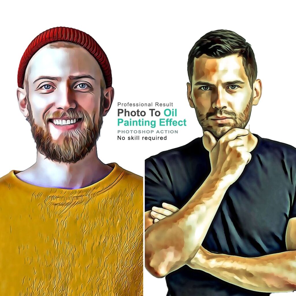 Photo to Oil Painting Effect - MasterBundles