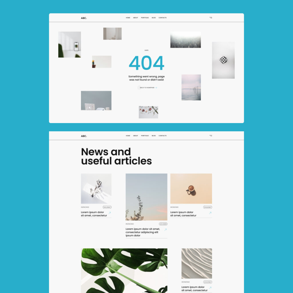 Portfolio Website for company/personality - MasterBundles