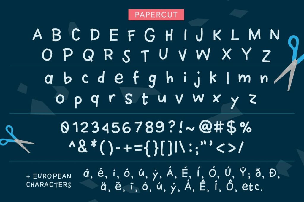 Papercut Font – MasterBundles