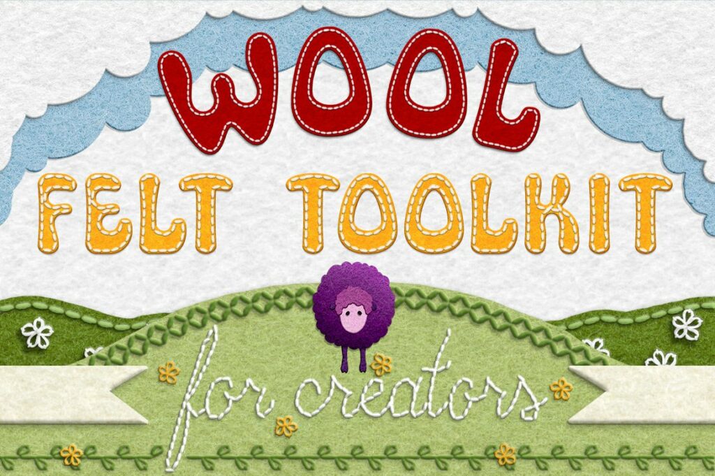 Wool Felt Tool Kit for Photoshop – MasterBundles