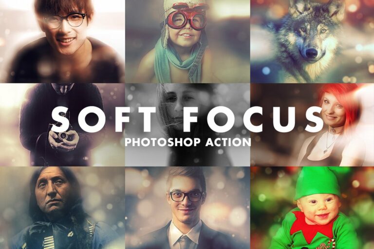 Soft Focus Photoshop Action – MasterBundles