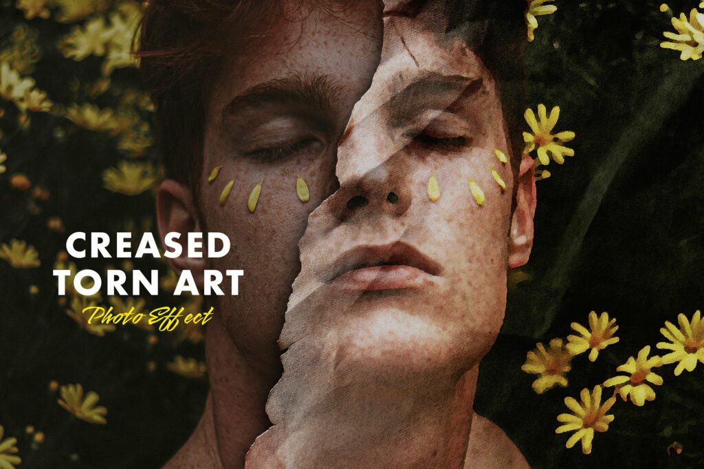 Creased Torn Art Effect – MasterBundles