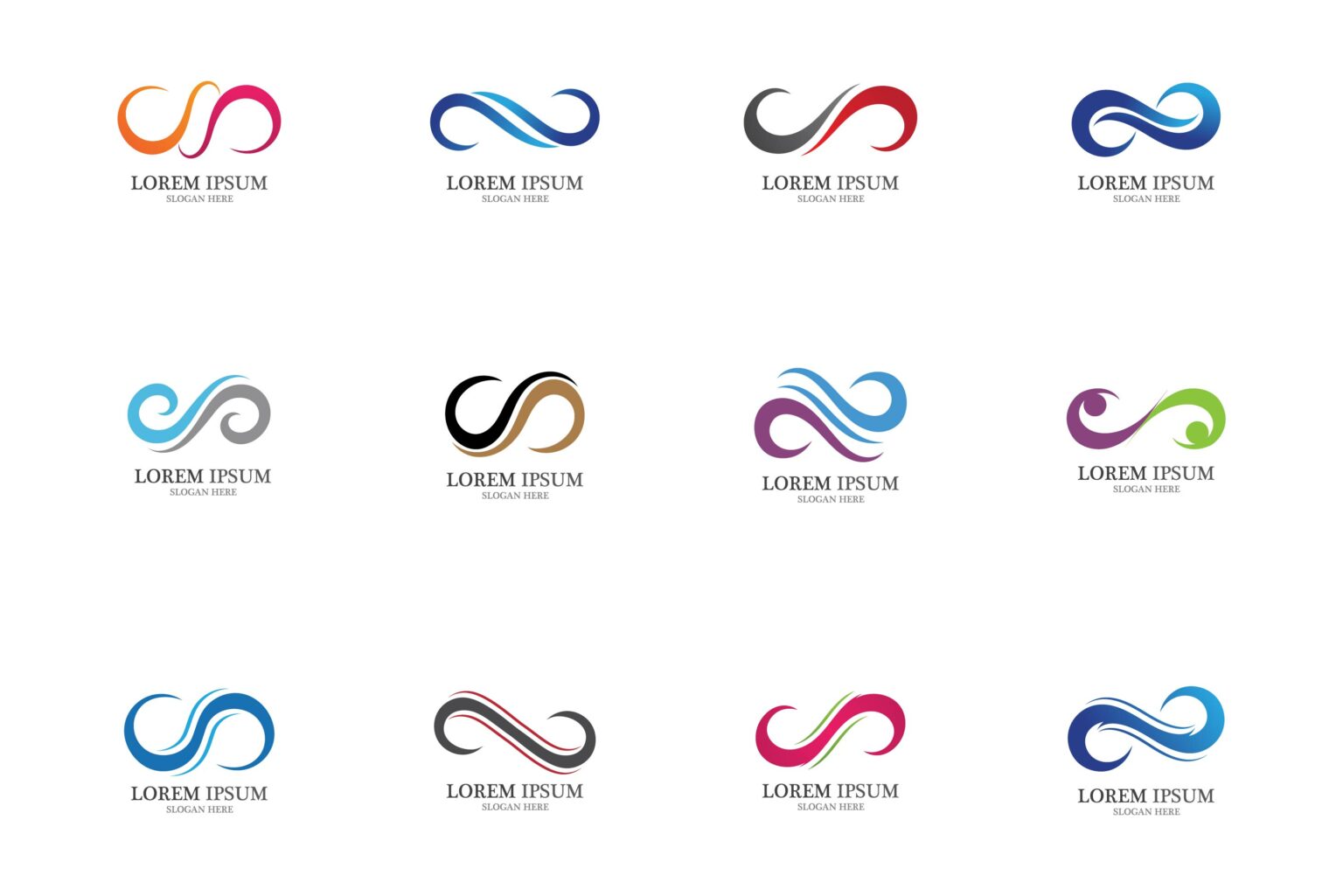 infinity loop logo vector - MasterBundles