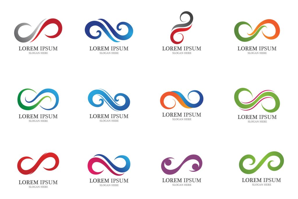 infinity loop logo vector - MasterBundles